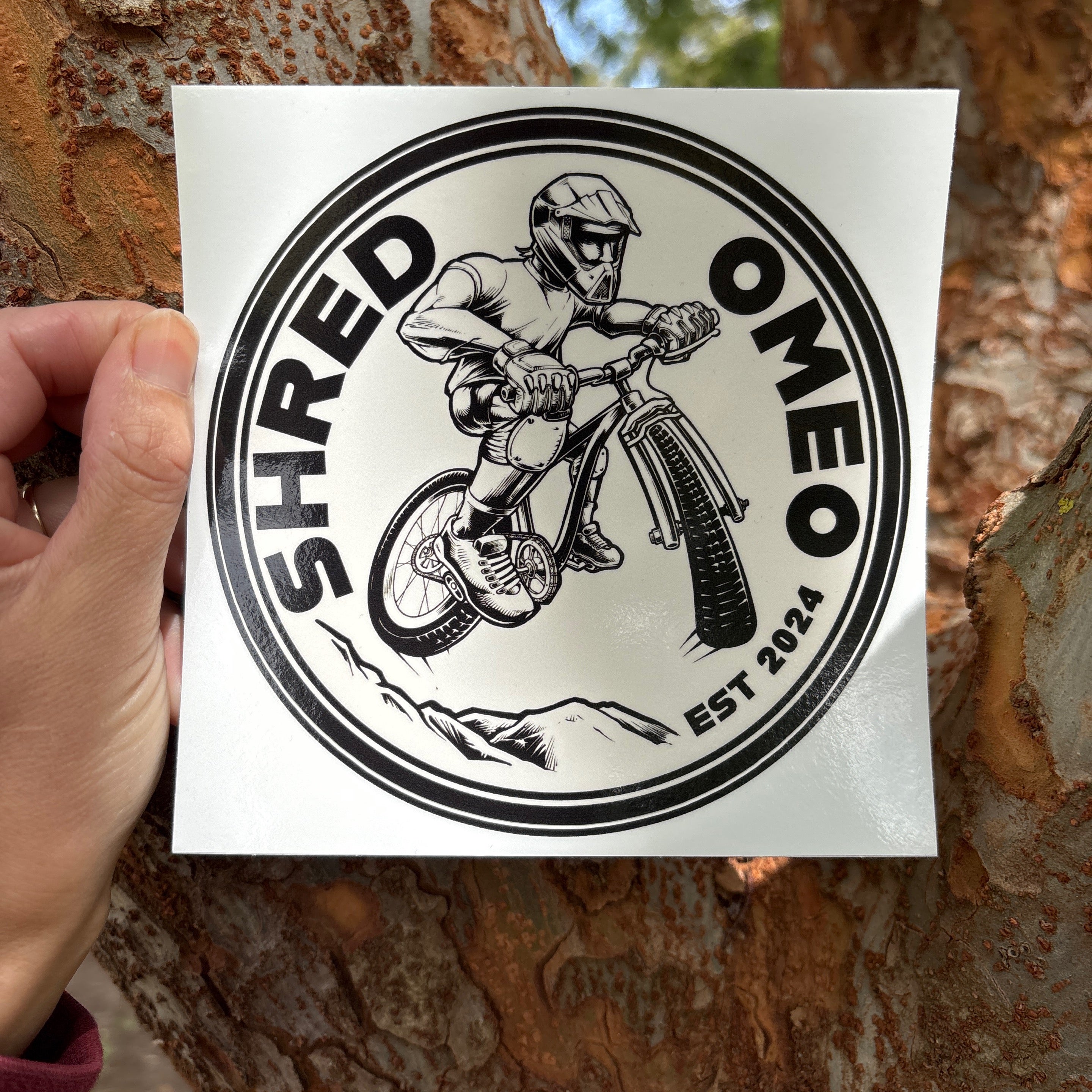 Round Sticker | Shred Omeo